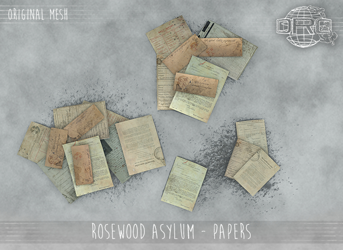 Second Life Marketplace - -DRD- RW Asylum - Papers
